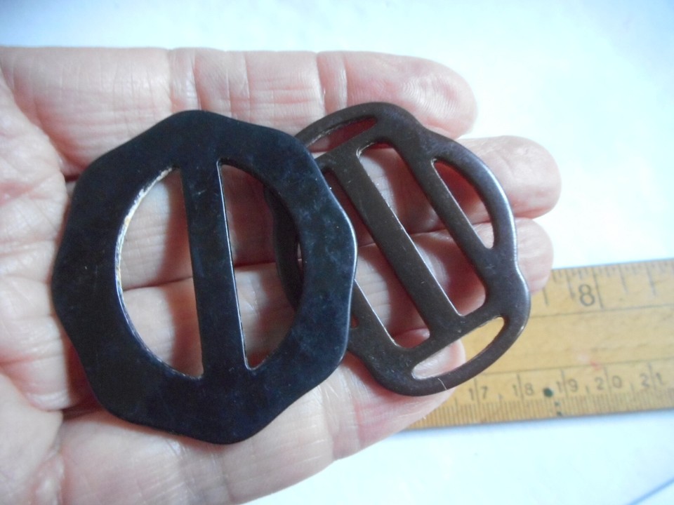 Estate SALE - antique large plastic belt buckles from 50s | eBay
