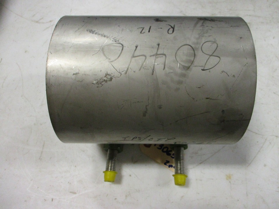 ROMAC SS1 Full Circle Stainless Pipe Repair Clamp 6" (6.45-6.95 OD) x 8 ...