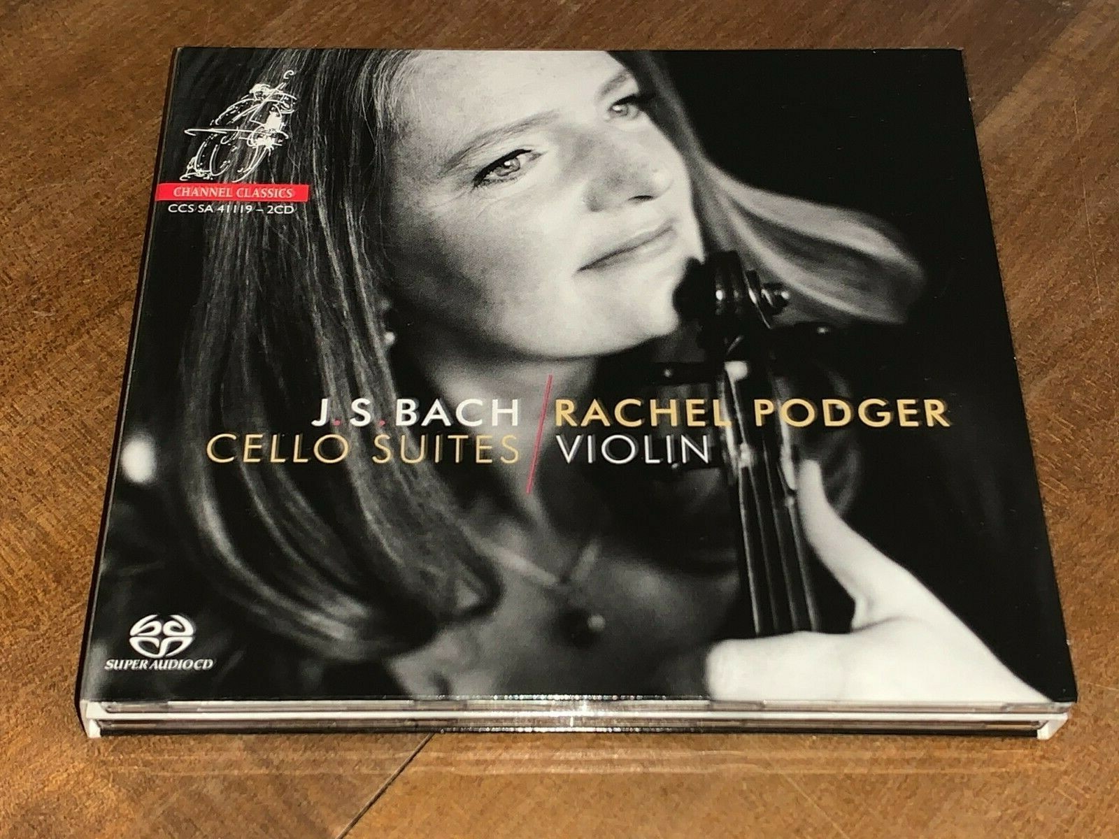 Bach Cello Suites RACHEL PODGER Violin CHANNEL CLASSICS Double SACD ...