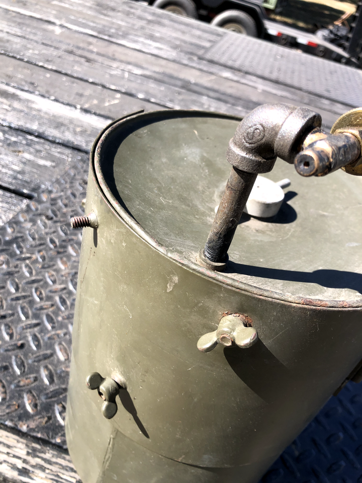 MILITARY SURPLUS IMMERSION HEATER M67 WATER BUFFALO HOT.?? LIQUID FUEL ...