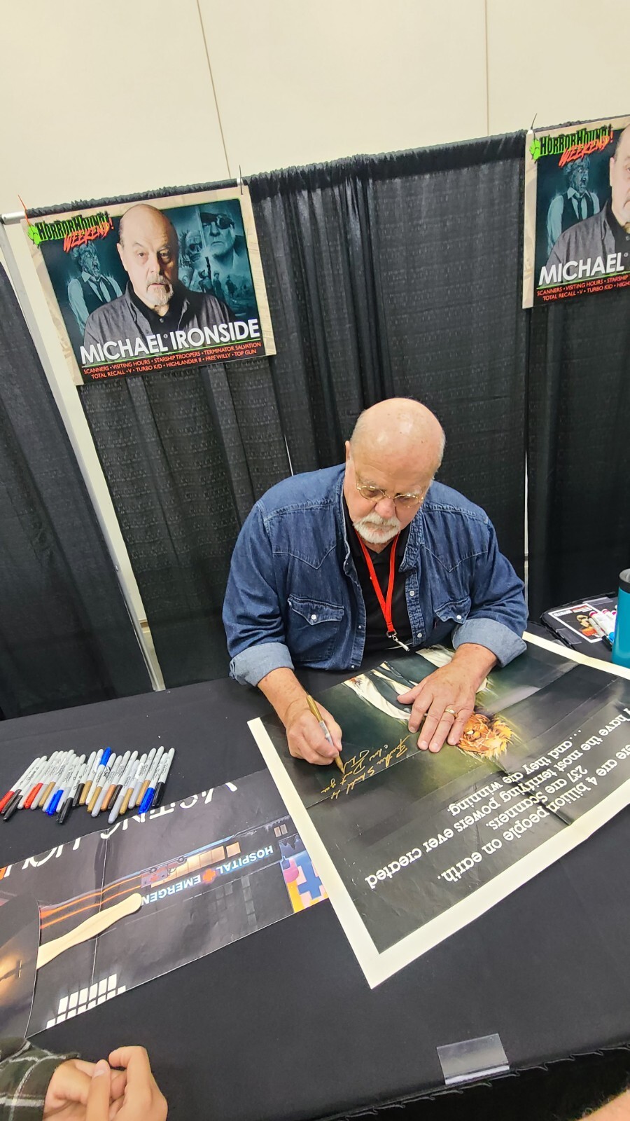 Scanners 1981 USA 1 Sheet Movie 27x41 Poster Autographed by Michael Ironside JSA | eBay