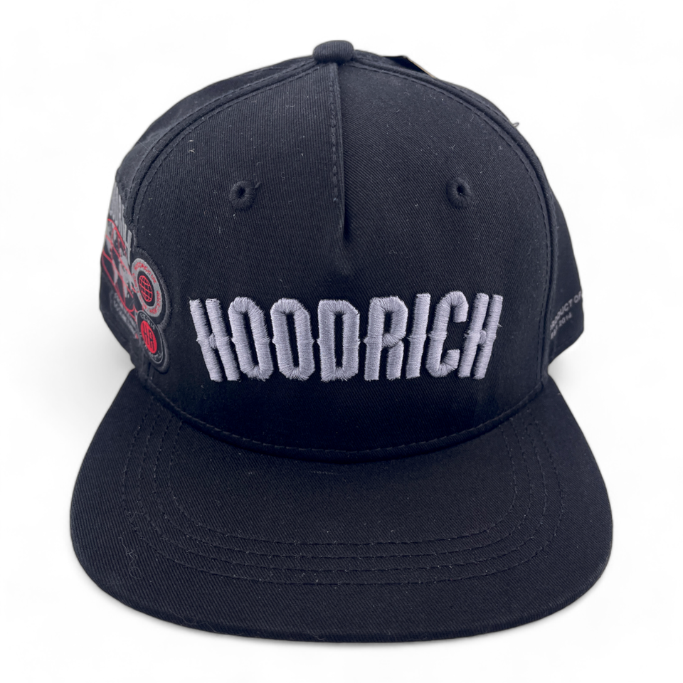 Hoodrich OG Mark Snap Side Patch Black Flat Bill Adjustable Snapback ...