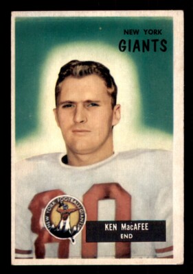 1955 Bowman Football #60 Ken Macafee EX *e2 | eBay