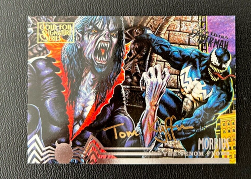 1995 Marvel Fleer Ultra Spider-Man Venom & Morbius Gold Foil Sig Series ...