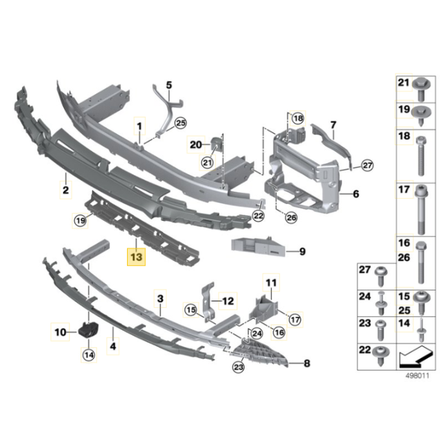 BMW G31 520d Abdeckung Querträger 51747359788 51747359788 online kaufen ...