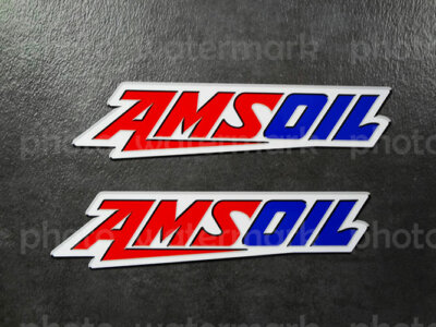2pc AMSOIL Sticker Decal sticker graphic Racing Oil ATV Dirtbike ...