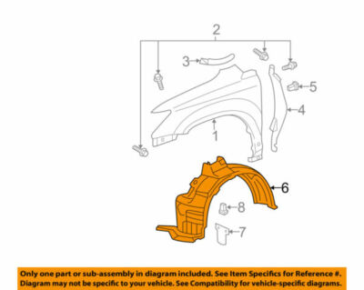 53805-48040 Toyota Shield sub-assy, front fender splash, rh 5380548040 ...