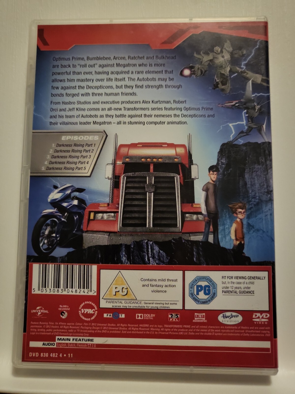 Transformers Prime Season One (Darkness Rising) DVD | eBay UK