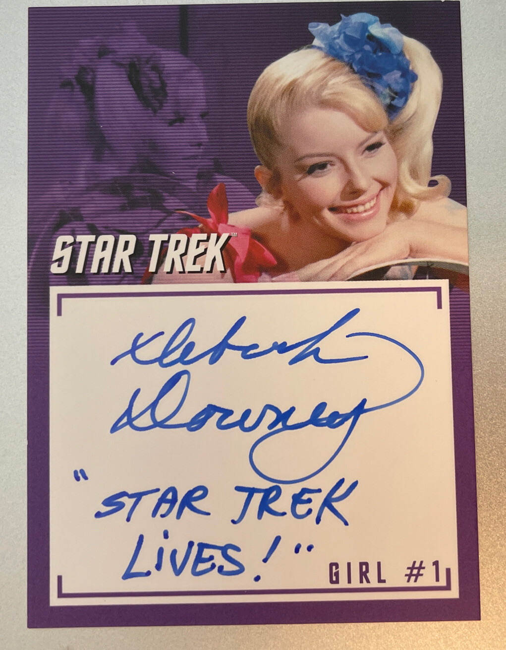 Deborah Downey STAR TREK TOS Archives & Inscriptions Autograph Card ...