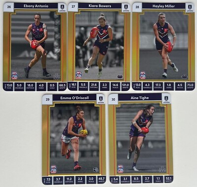 2023 AFLW Teamcoach Gold team set - Fremantle (5 card set) | eBay Australia