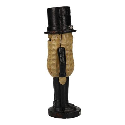 Mr. Peanut Money Box Bank Jar Planters Mascot Figure Cast Iron Statue ...