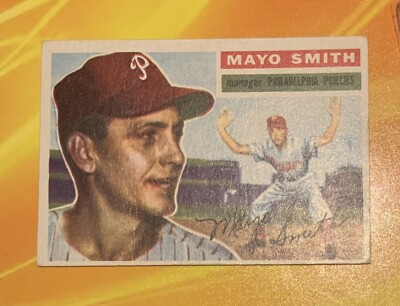 MAYO SMITH phillies 1956 TOPPS gray back #60 GOOD/VERY GOOD | eBay