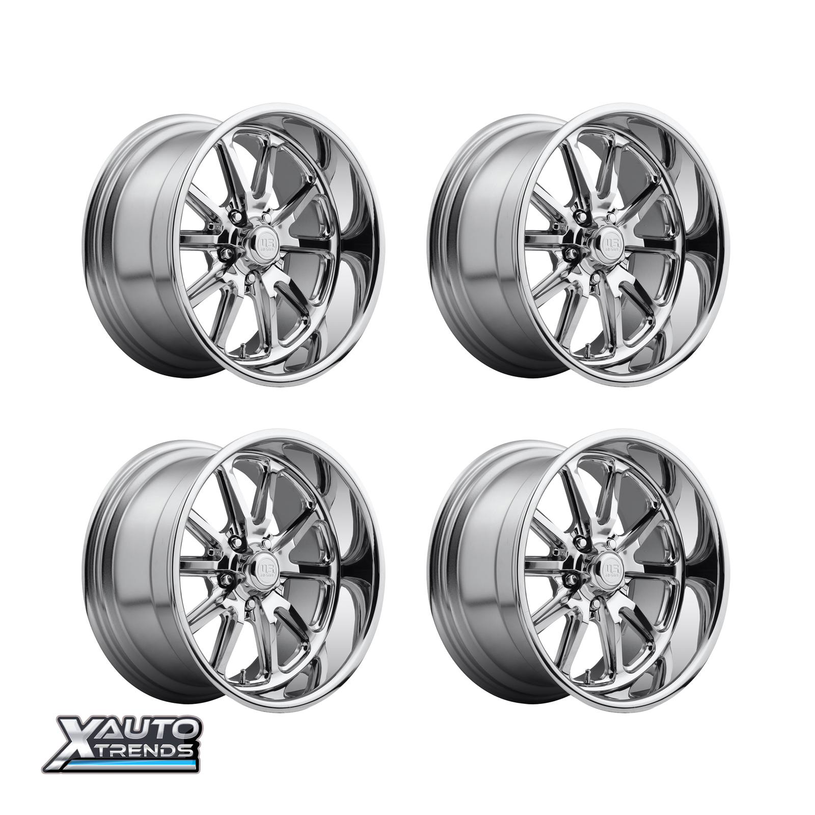 US Mags U110 Rambler Chrome Plated 18X8 5X127 01mm (Set of 4) | eBay