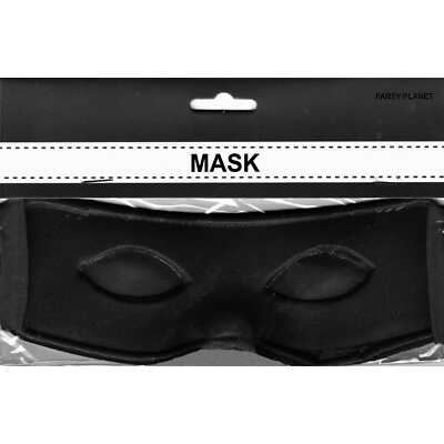 Black Polyester Eye Face Mask Zorro Masquerade Superhero Party | eBay ...