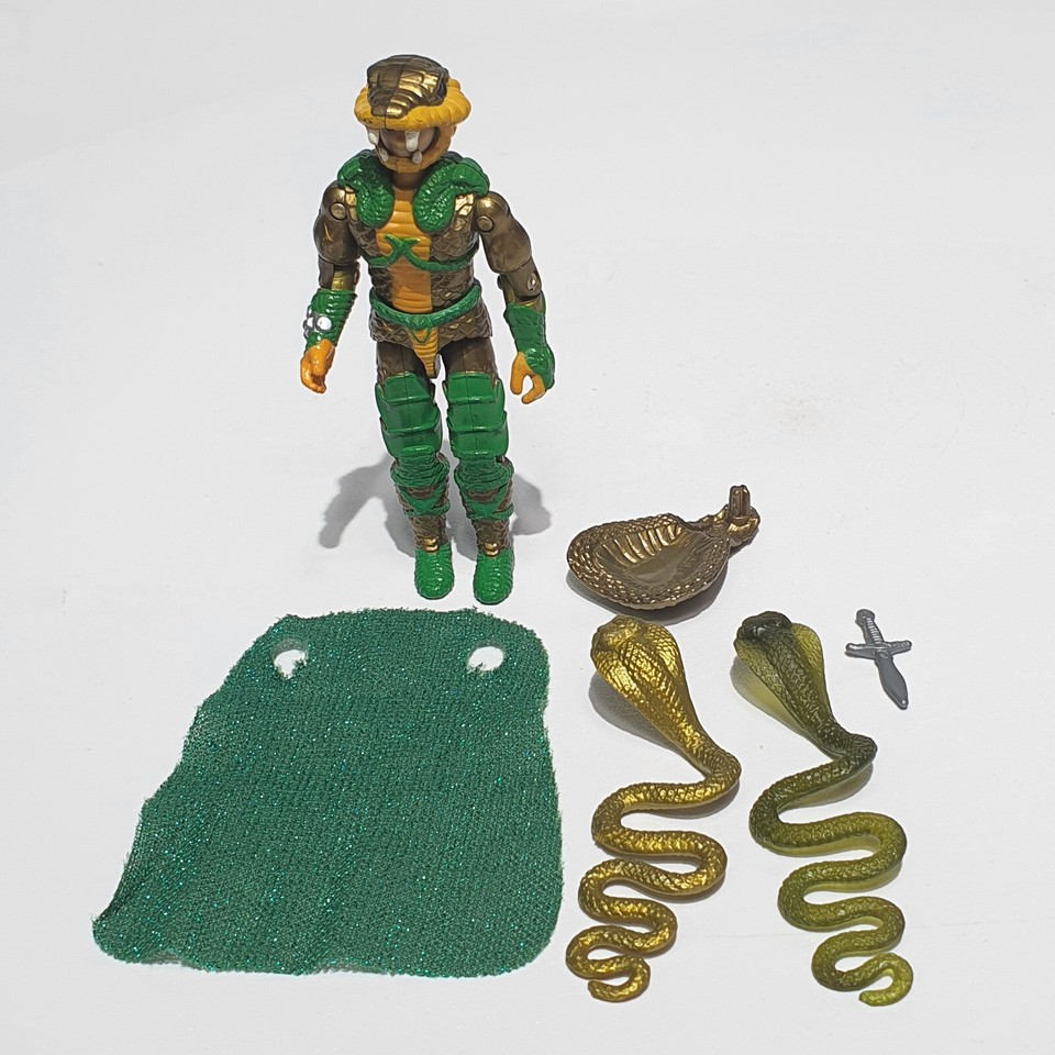 Vtg GI Joe SERPENTOR figure A v1 100% COMPLETE original 1986 Air ...