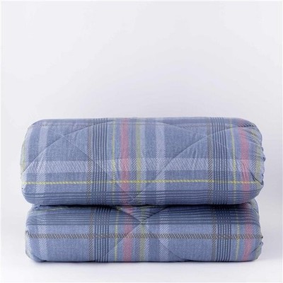TRAPUNTA SINGOLA 1 POSTO LINEA ORO TARTAN TRAPUNTA FASCE RIGHE BLU | eBay