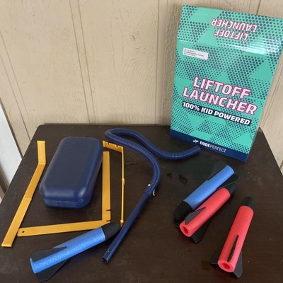 NEW Dude Perfect 100% Kid Powered Liftoff Launcher Set= Ages 3+ | eBay