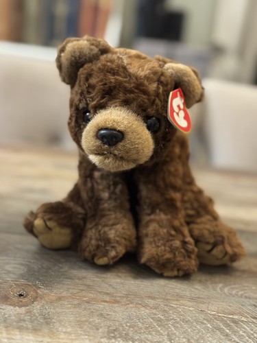 Ty Beanie Buddies Cocoa Bear Soft Plush Toy Brown 10” Tag 1996 Vintage ...