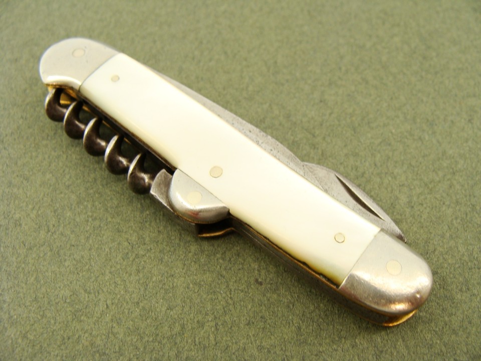 VINTAGE CASE & SONS USA PEARL FOLDING CORKSCREW BAR TOOL POCKET KNIFE XX KNIVES | eBay