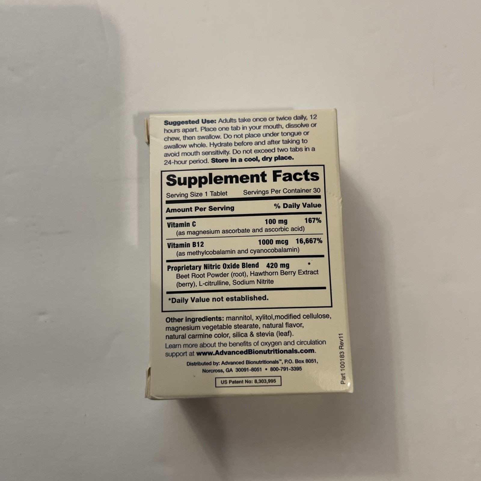 Exp 8/25 Circ02 Nitric Oxide Supplement for Men and Women Supports ...