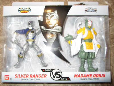 POWER RANGERS LEGACY COLLECTION FIGURE 2 PACK WILD FORCE SILVER MADAME ...