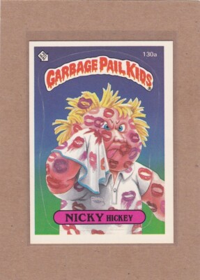 1986 TOPPS GARBAGE PAIL KIDS NICKY HICKEY #130A VGEX *A17142 | eBay
