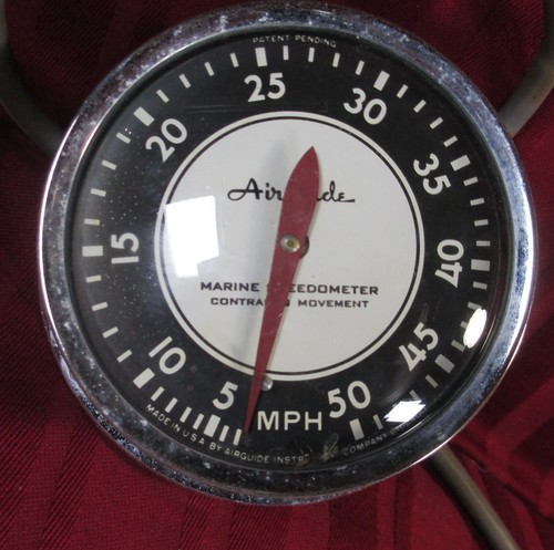 AIRGUIDE SPEEDOMETER NAVAGATION CHROME HEAVY WEIGHT VINTAGE 1964 | eBay