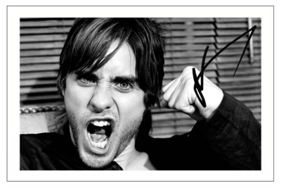 JARED LETO SIGNED PHOTO PRINT AUTOGRAPH 30 SECONDS TO MARS | eBay UK