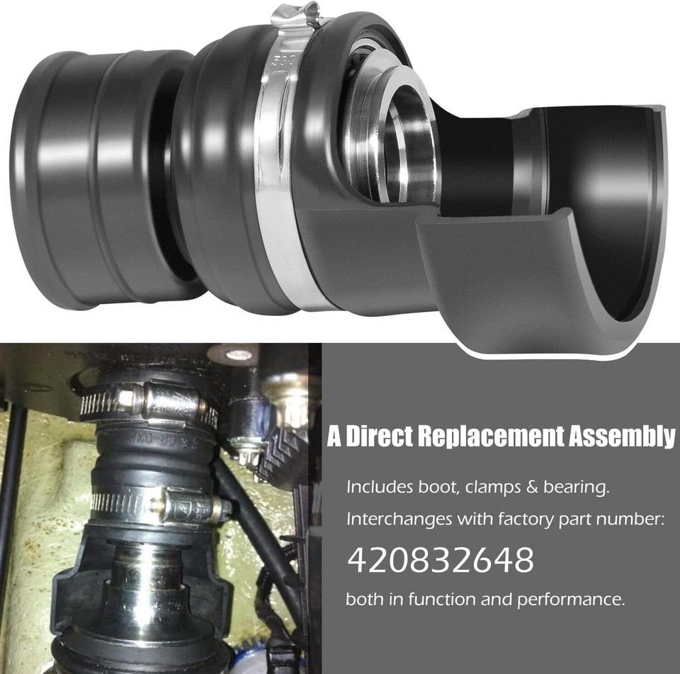 420832648 Drive Shaft Bellow Boot with Bearing for SeaDoo 4-Tec GTX GTI ...