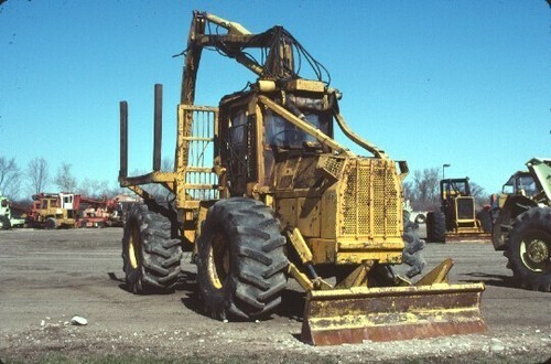LOGGING --- FRANKLIN 132 FORWARDER MARINETTE WI ORIGINAL SLIDE 04-13-99 ...