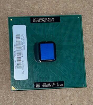 Pentium III 933MHz / 256Kb Cache / 133FSB SKT 370 SL52Q SOCKET 370 | eBay