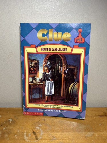 Vintage Clue Book #11 Death By Candlelight A.E. Parker 1995 Scholastic ...