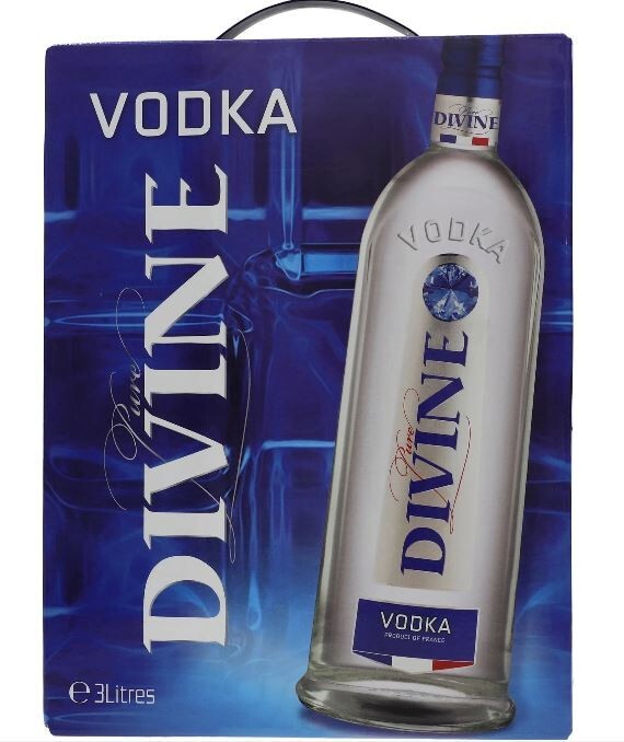 4x DIVINE VODKA 3,0l - Bag in Box - Wodka - 12.0l - Cocktail - | eBay