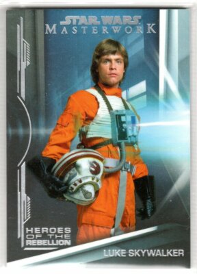 STAR WARS 2019 TOPPS MASTERWORK HR-1 HEROES OF THE REBELLION LUKE ...