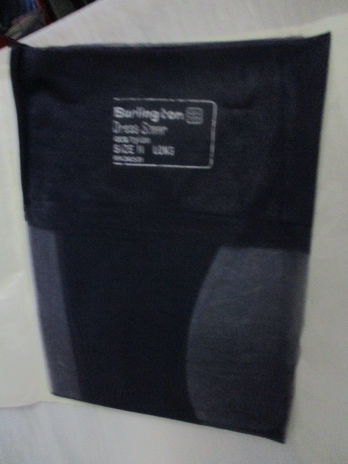 1PR VINTAGE BURLINGTON RHT SHEER SHINY FLAT KNIT NYLON STOCKINGS SZ 11 ...