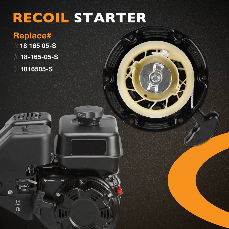 Rewind Recoil Starter Assembly Fit Kohler 3000 Series Engine SH265 ...