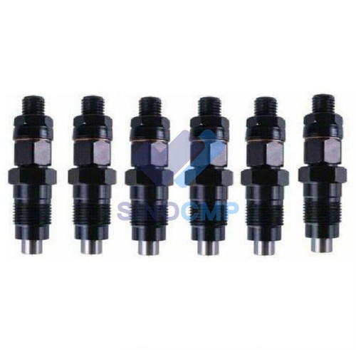 6PCS 1HZ Engine Fuel Injectors for Toyota Landcruiser 23600-19105 ...