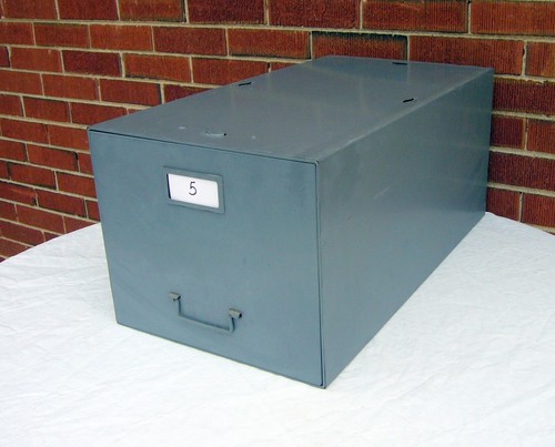 #5 Vintage Industrial Metal Stackable File Cabinet Record Files Inc ...