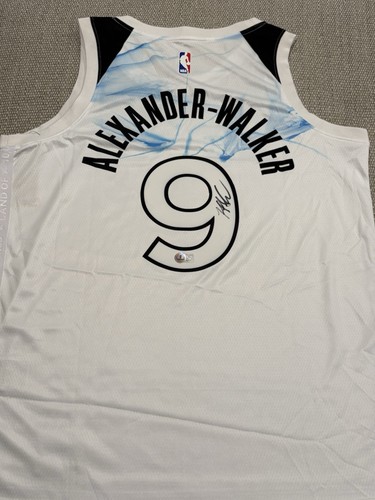 BECKETT COA NICKEIL ALEXANDER WALKER Autographed Minnesota Timberwolves ...