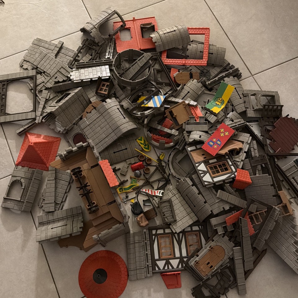 Vintage Playmobil Medieval Castle Draw Bridge Gate for 3666 Plus Parts ...