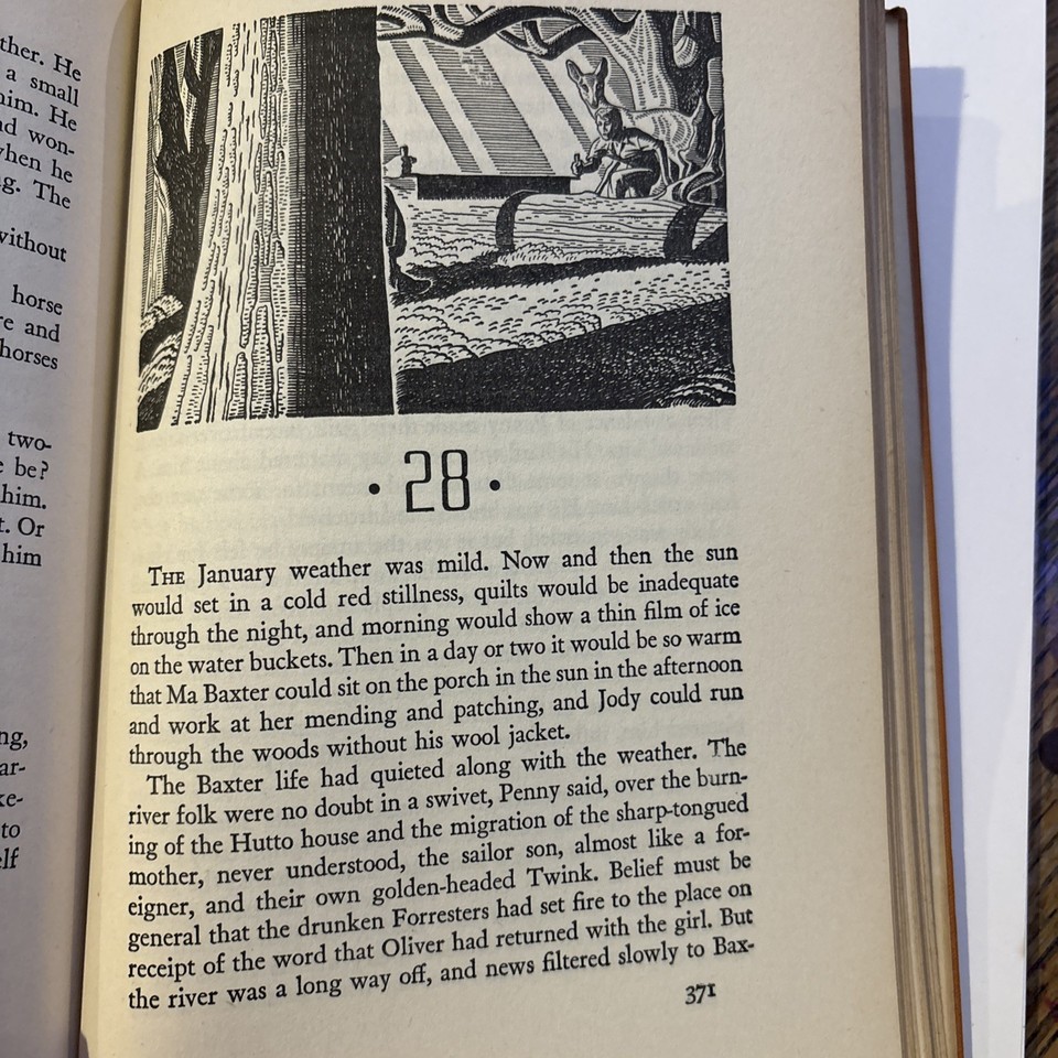 The Yearling School Edition by Marjorie Kinnan Rawlings 1941 Hardcover ...