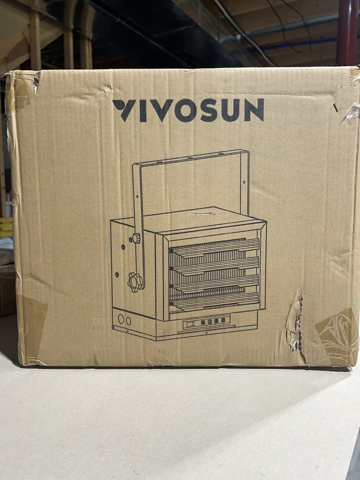 VIVOSUN 8500W 240V Electric Garage Heater Ceiling Heater for 1250sqft w ...