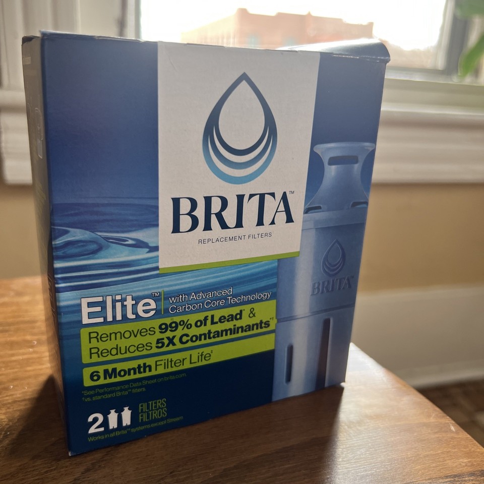 Brita Elite Replacement Water Filter for Pitchers and Dispensers 2 Pack ...