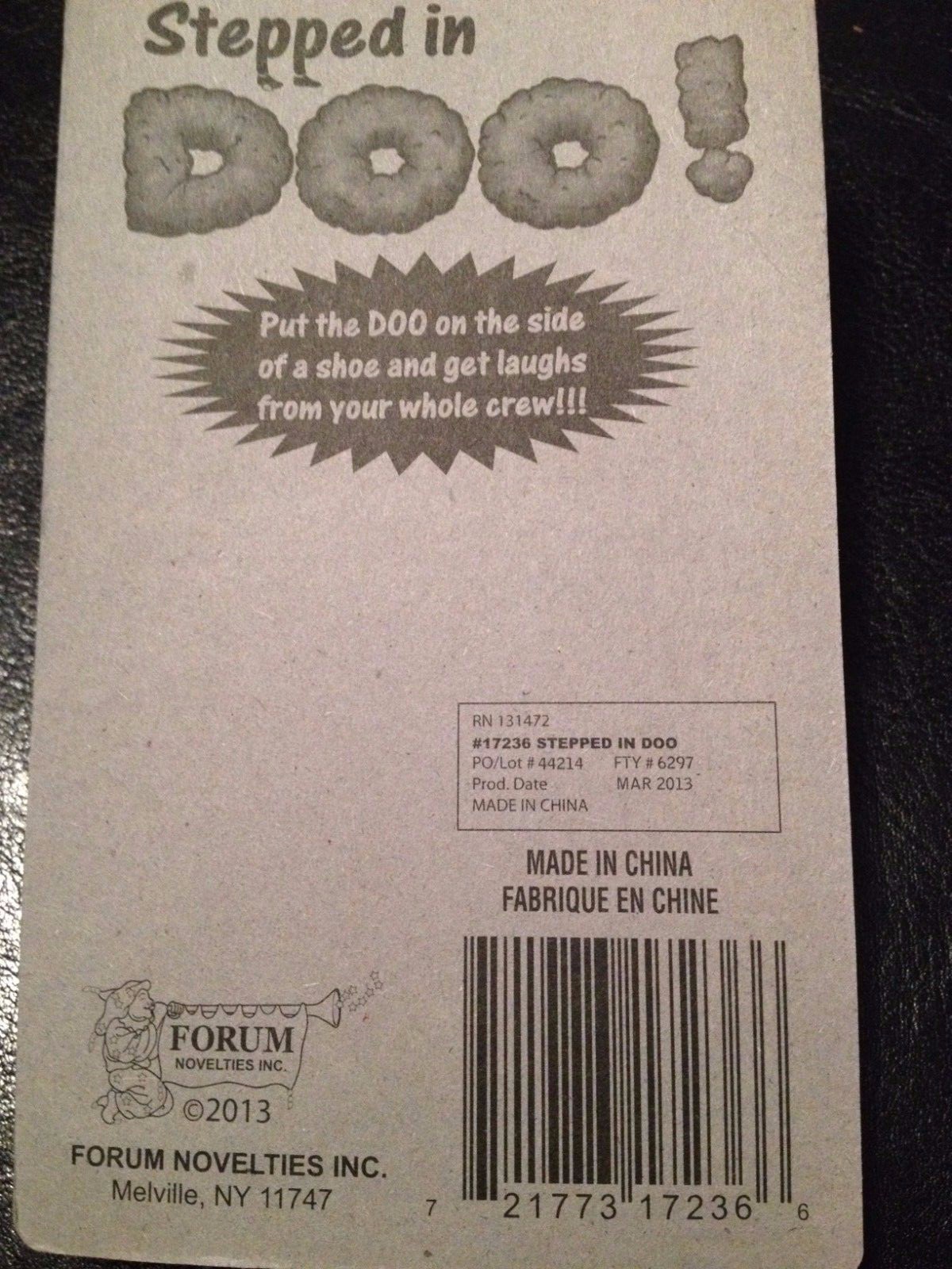 Stepped In Doo! - Jokes, Gags, Pranks - Dog Doo - Fake Dog Doo Attach ...