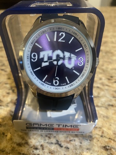 TCU GAME TIME WATCH NCAA SPORTS WRISTWATCH NEW! | eBay