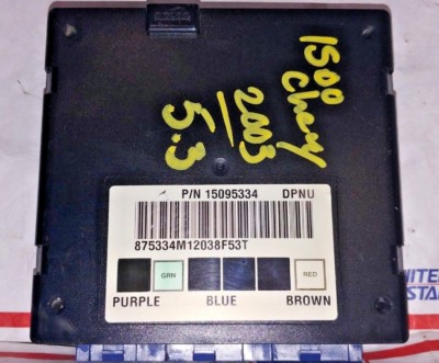 02 03 04 05 SAFARI ASTRO Suburban Silverado BODY CONTROL MODULE ...