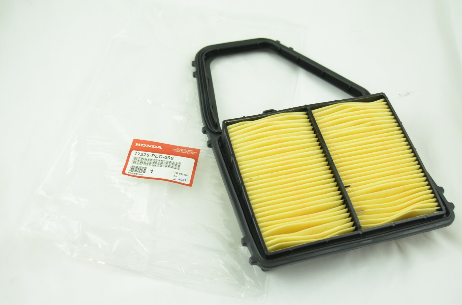 OEM 2001-2005 HONDA CIVIC ENGINE AIR FILTER CLEANER GENUINE 17220-PLC ...