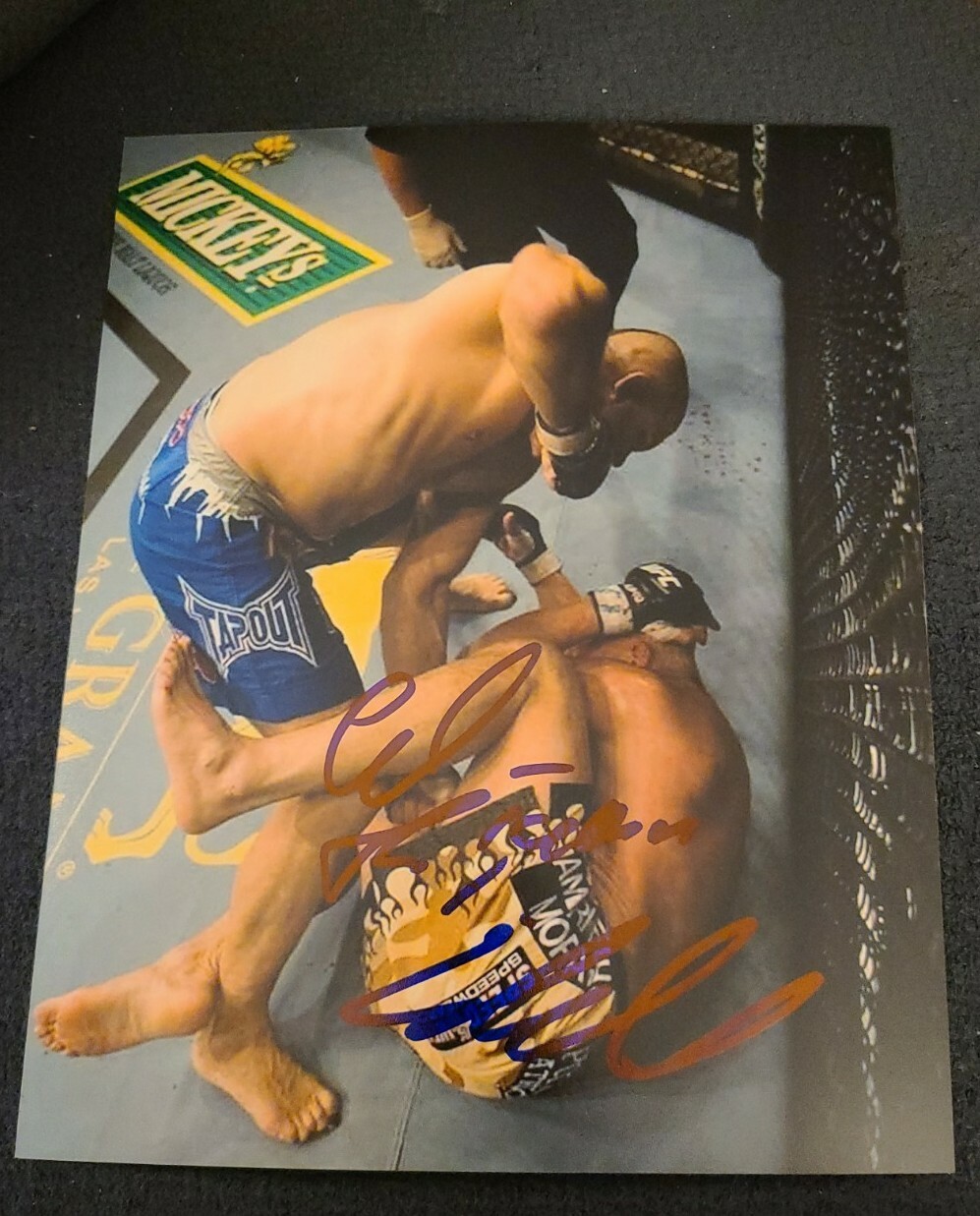 CHUCK "THE ICEMAN" LIDDELL SIGNED 8X10 PHOTO UFC CHAMP W/COA+PROOF RARE ...