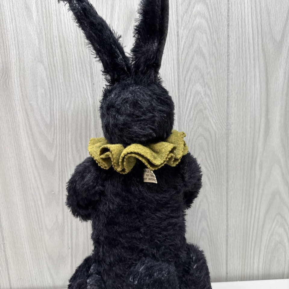 OOAK Sheryl Wells German Mohair 25" Primitive Hare with Carrot ...