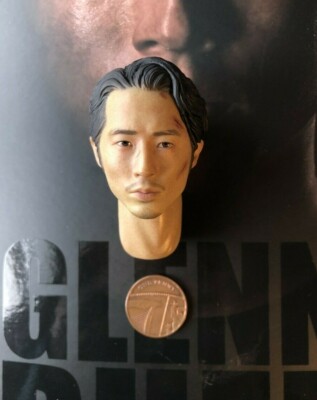 ThreeZero Walking Dead TWD Glenn Rhee Head Sculpt loose 1/6th scale | eBay